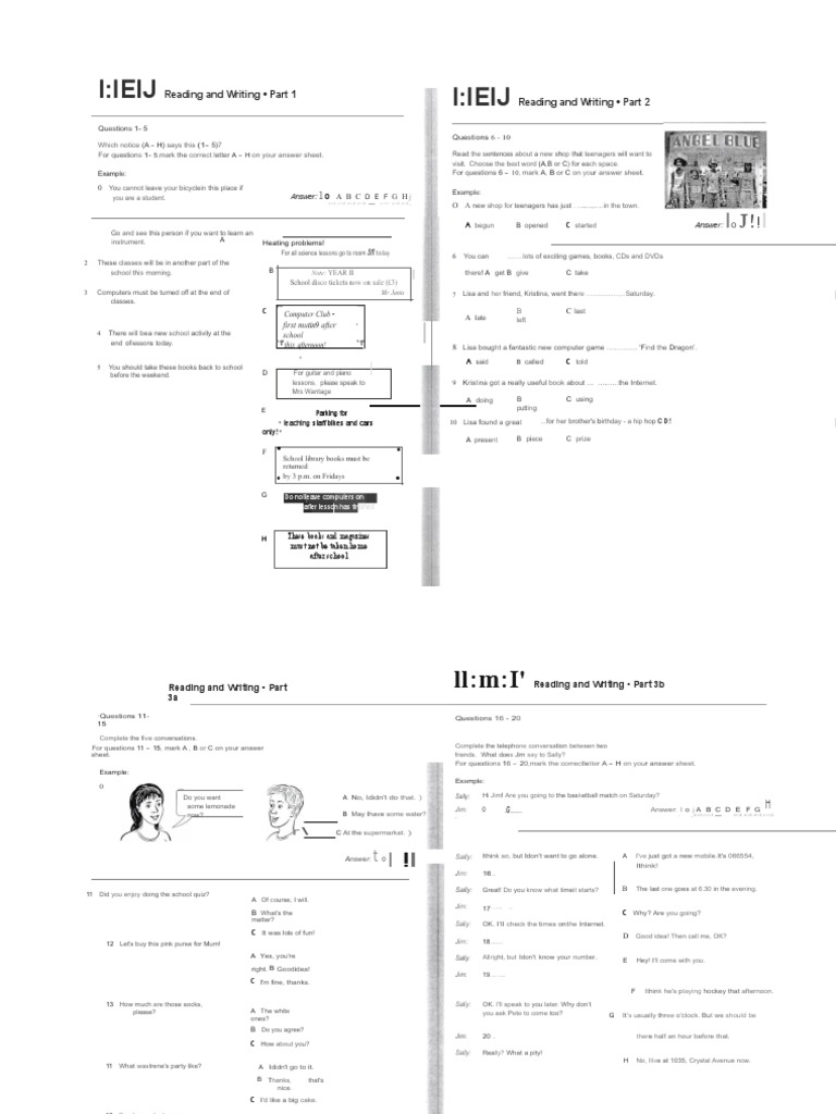 Ket Reading | PDF | Question