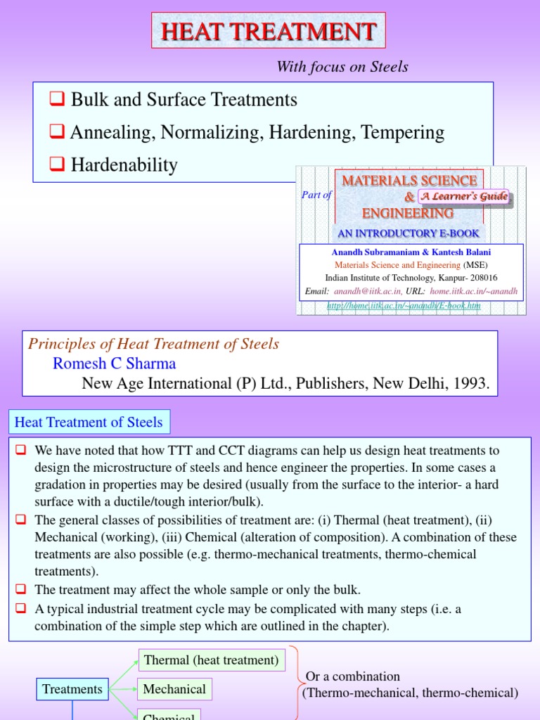 Heat Treatment | PDF | Annealing (Metallurgy) | Steel