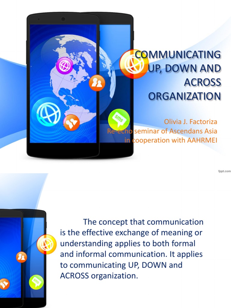 Communication, Up, Down and Across | PDF | Nonverbal Communication ...
