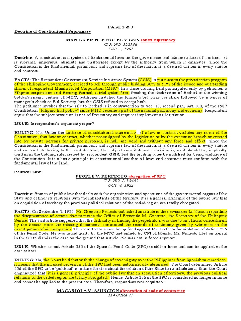 Consti 1 Compilation 1st Batch | PDF | Territorial Waters | Sovereignty