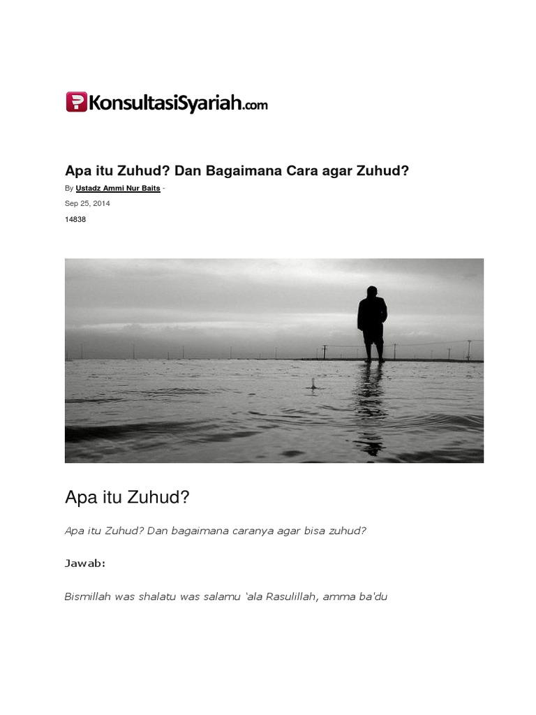 Zuhud Tanya Jawab | PDF