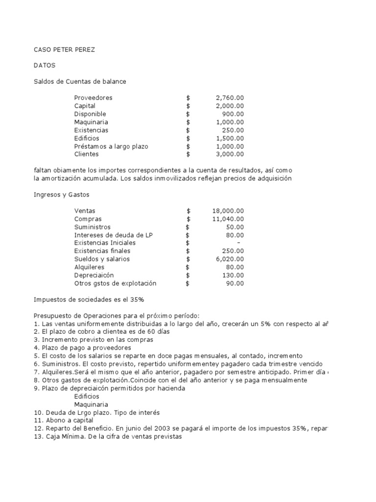Caso Peter Perez Ejer | PDF | Euro | Presupuesto