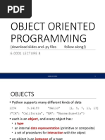 Lecture10 Python OOP | PDF | Object Oriented Programming | Class (Computer Programming)
