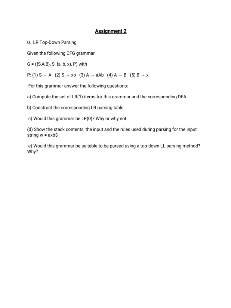 Compiler Assignment 2, 3, 4 5 | PDF | Array Data Structure | Parsing