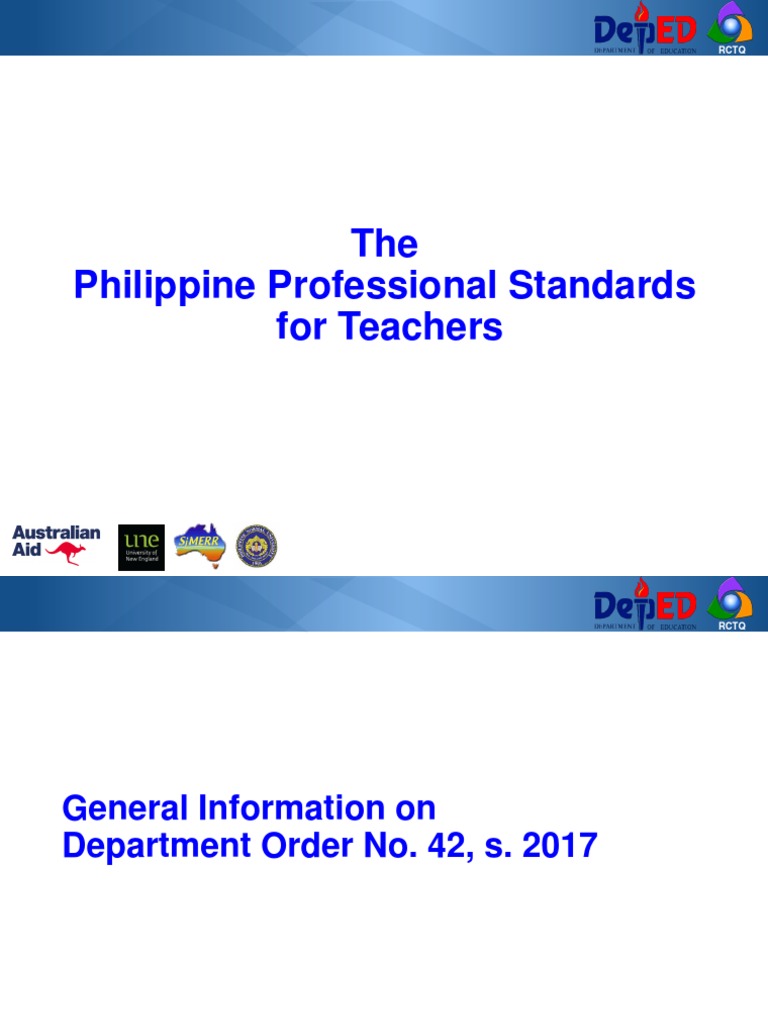 Day1 PhilippineProfessionalStandardsforTeachers (PPST) | Download Free ...