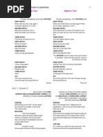 No Fear Shakespeare: Macbeth Translation | PDF | Macbeth