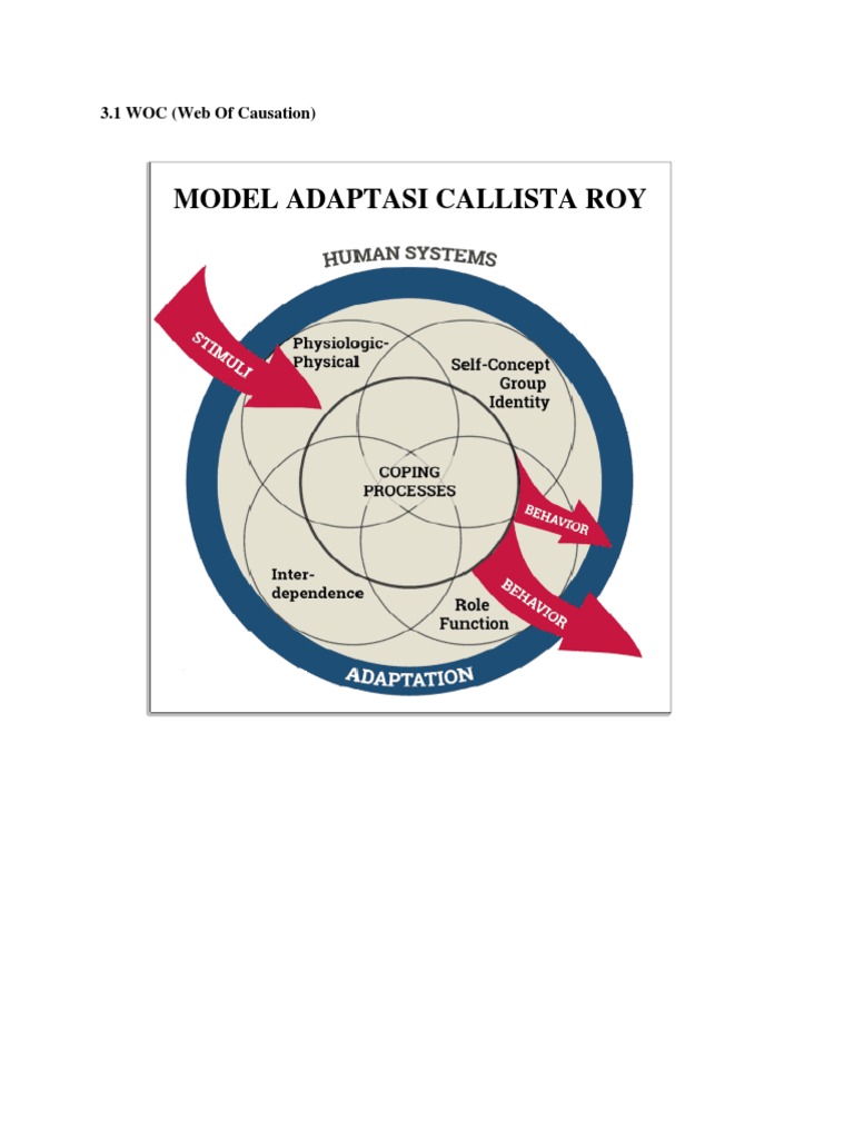 Model Adaptasi Callista Roy: 3.1 WOC (Web of Causation) | PDF