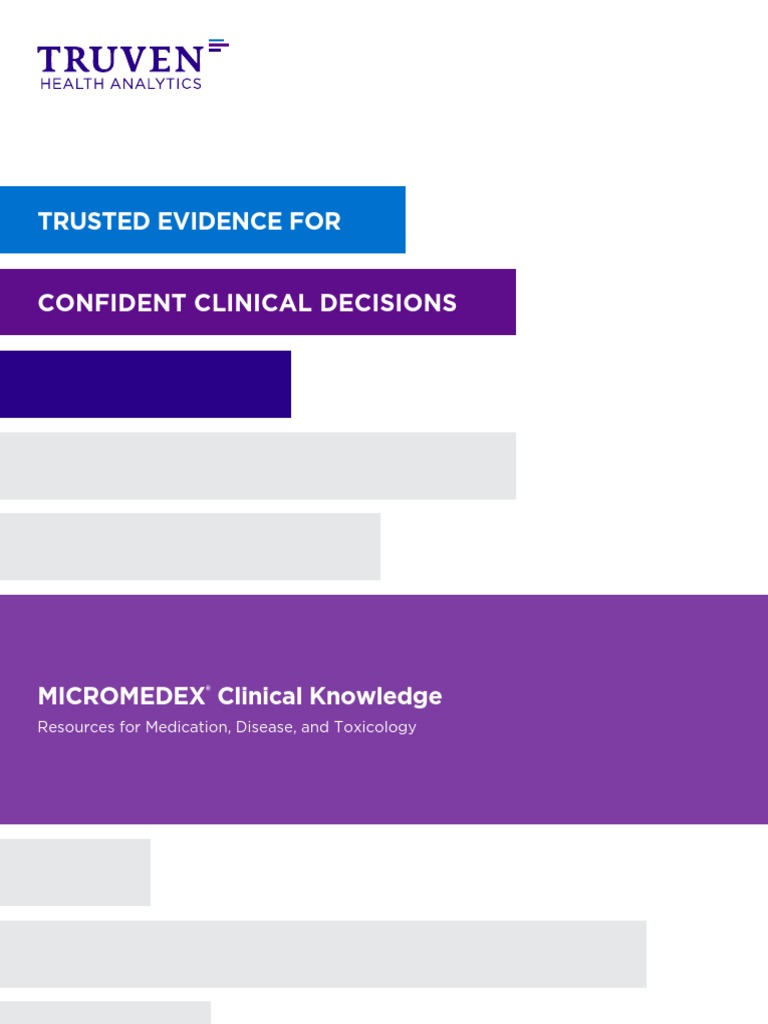 Trusted Evidence For Confident Clinical Decisions: Resources For ...