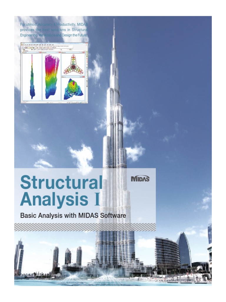 Midas Gen Structural Analysis (Basic) | PDF | Stiffness | Structural ...