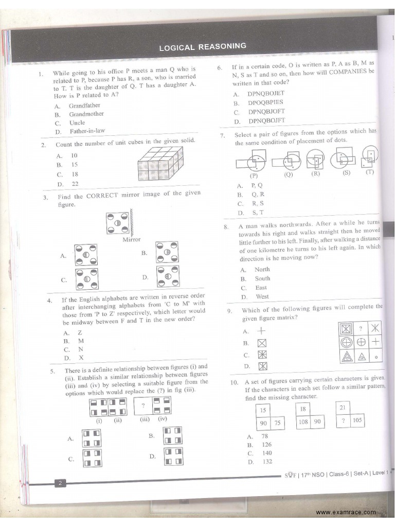 NSO Class 7 Solved Paper 2014 | PDF | Sun | Heat NSO Class 7 Solved Paper 2014 | PDF | Sun | Heat
