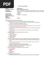 Contoh Soal KDK Uts Semester 1 | PDF