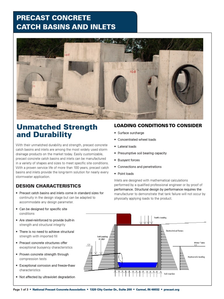 Standard Catch Basin Sizes