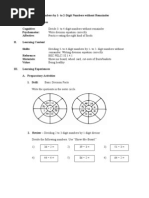 A Detailed Lesson Plan | PDF | Division (Mathematics) | Arithmetic