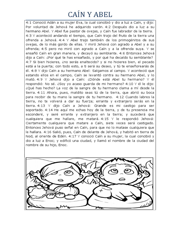 Cain Abel | PDF | Caín y Abel | Cristianismo