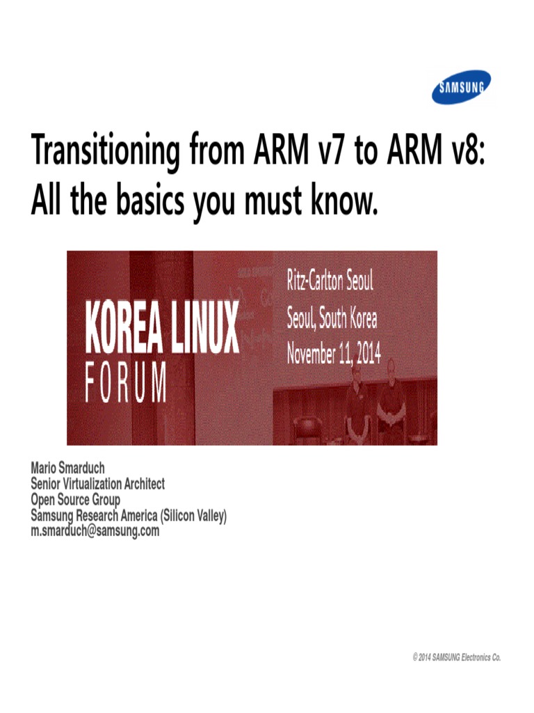 Transitioning From ARM v7 To ARM v8 - All The Basics Your Must Know ...
