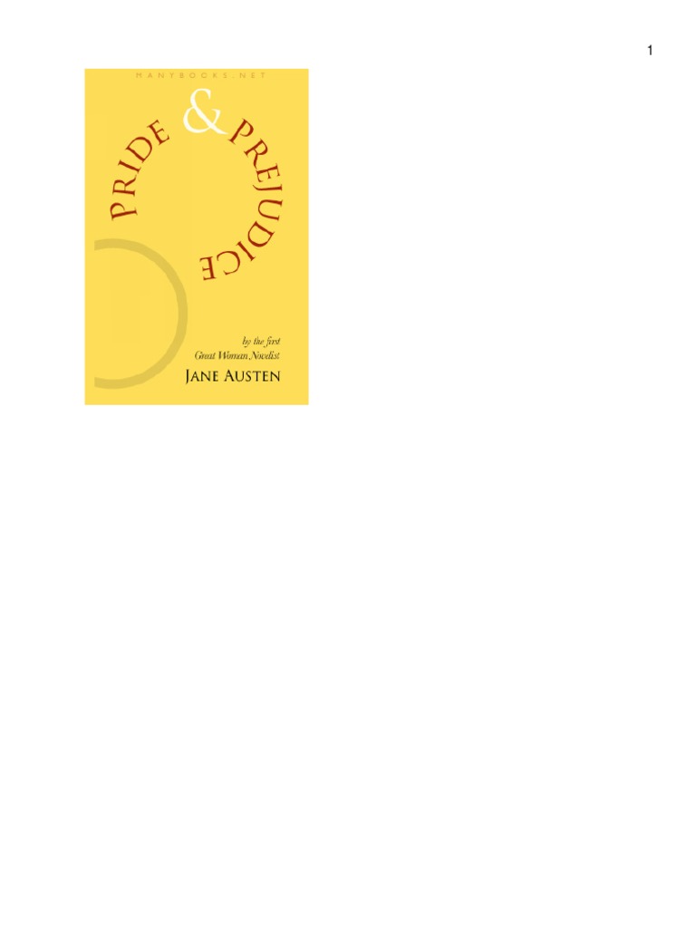 Jane Austen - Pride and Prejudice | PDF | Pride And Prejudice | Mr. Darcy