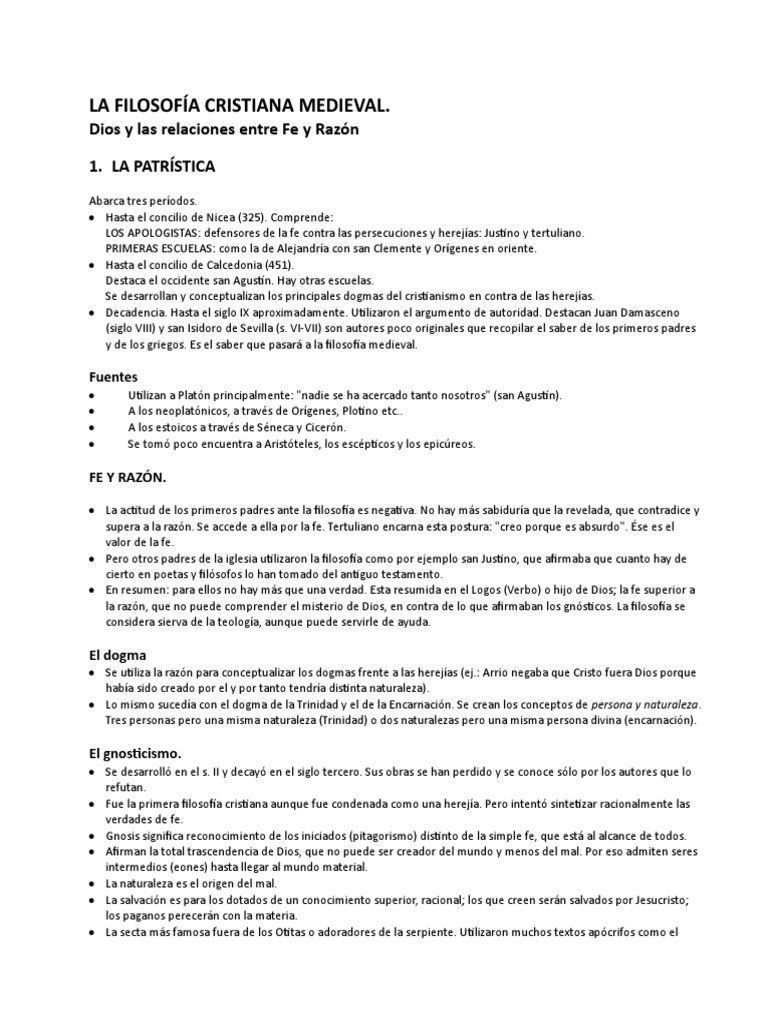 3.fe y Razon en La Filosofia Cristiana (Importante) | PDF | Tomás de ...
