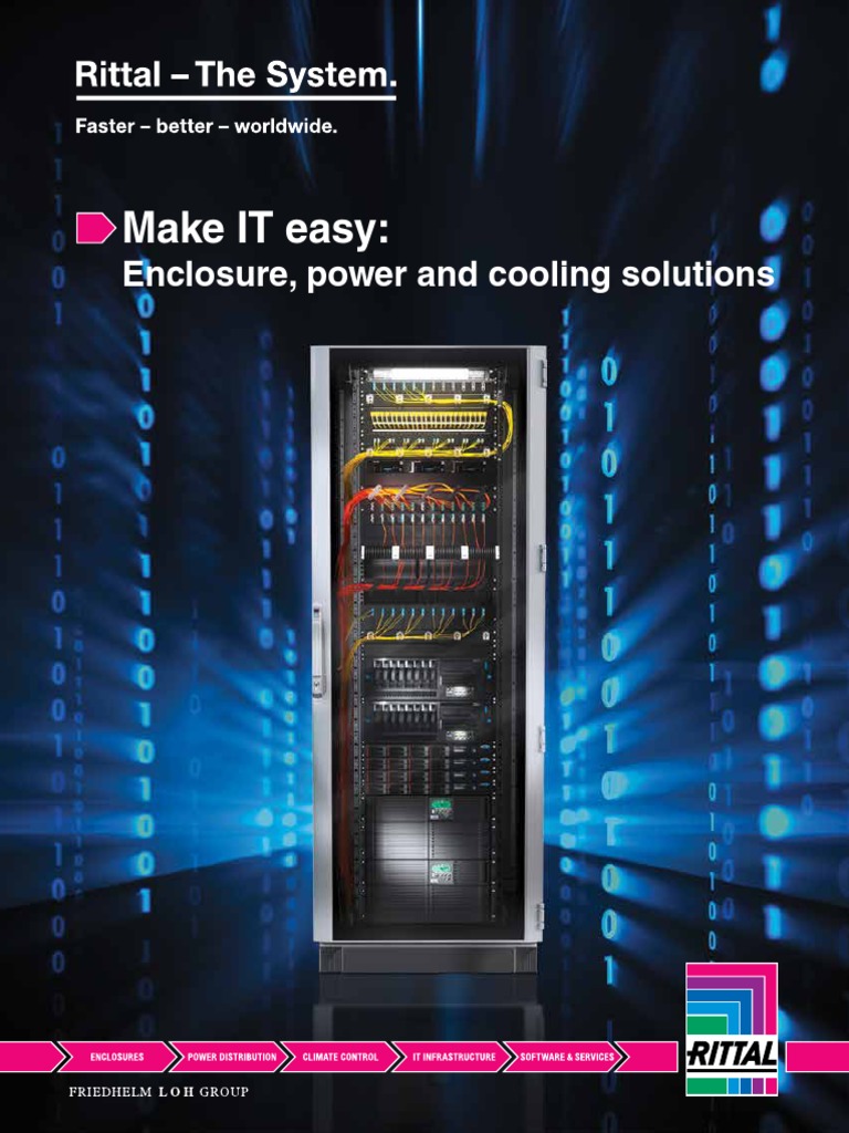 Rittal Make IT Easy - Enclosure, Power and Cooling Soluti 5 3087 | PDF ...