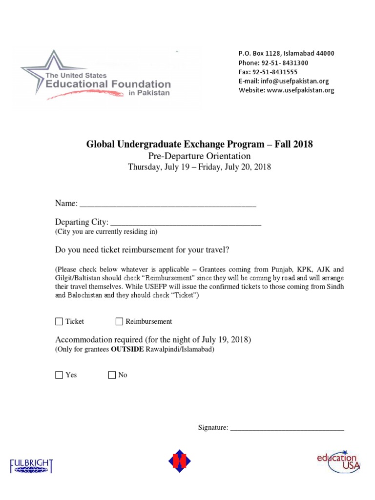 Ugrad Fall 2018 Pdo Form | PDF