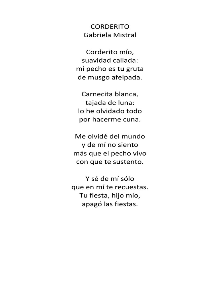 Corderito | PDF | Ocio | Naturaleza