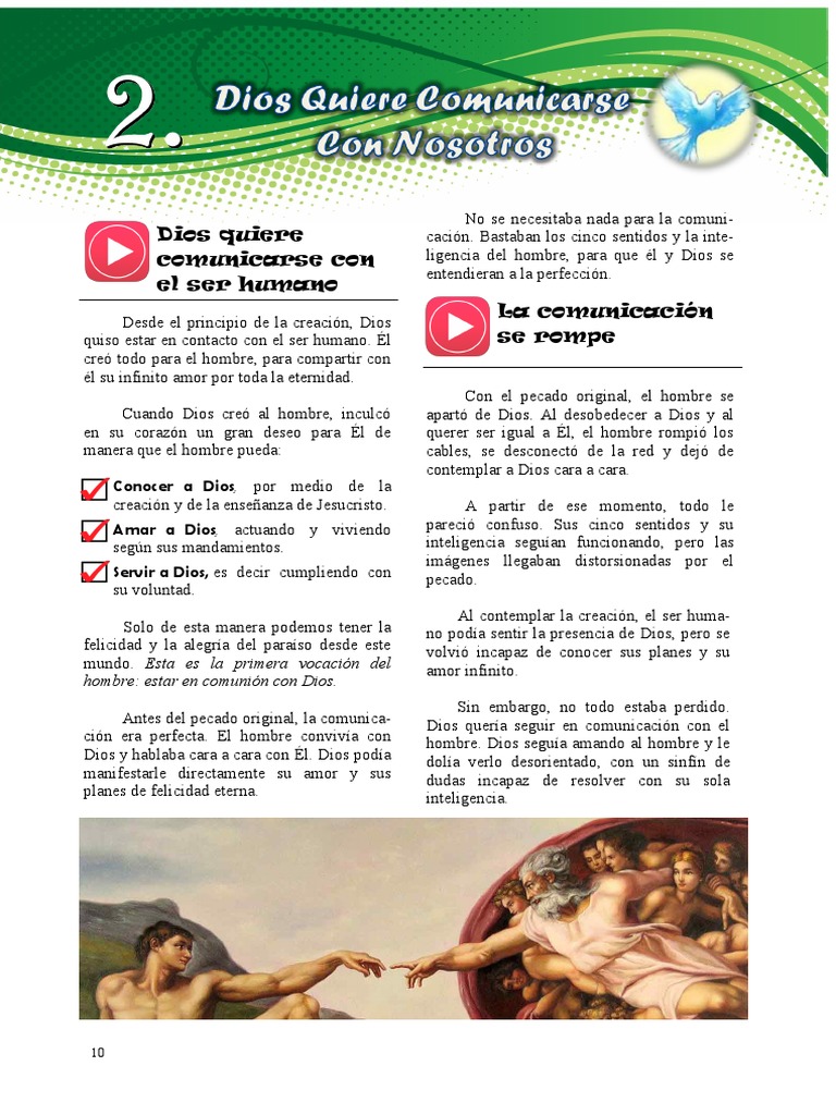 2.dios Quiere Comunicarse Con Nosotros (Confirmacion1) PDF | PDF ...