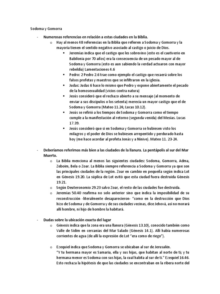 Sodoma y Gomorra | PDF | Abrahán | Biblia