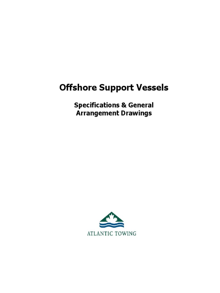 Specification Sheet for the Offshore Support Vessel Atlantic Shrike: A ...