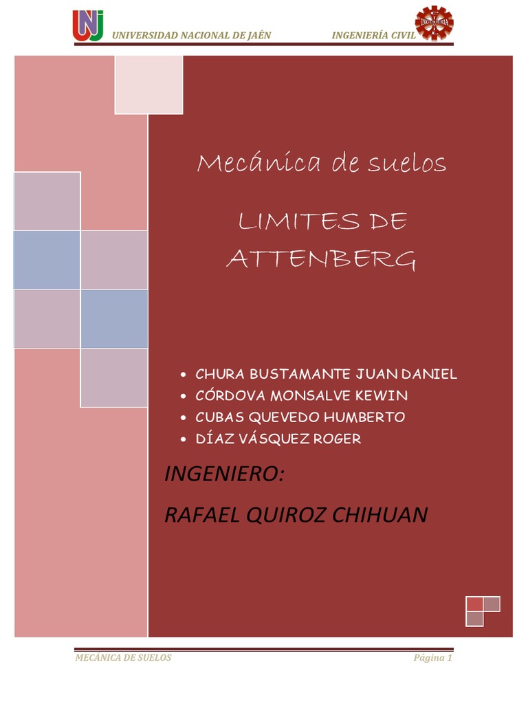 Ensayo de Límites de Atterberg en Suelos | PDF | Mecánica de suelos ...