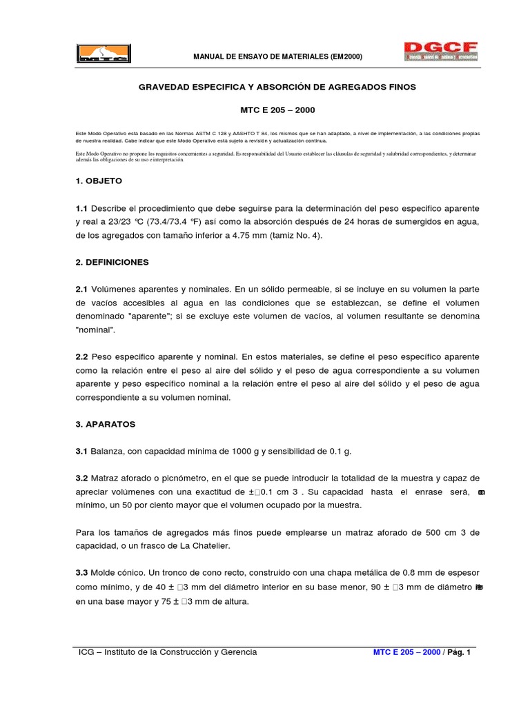MTC 205 | Descargar gratis PDF | Absorción (Química) | Agua