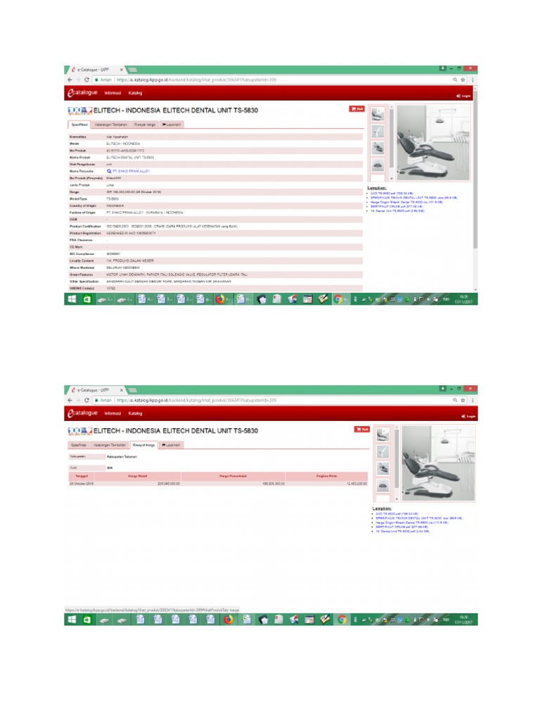 Elitech Dental Unit e Katalog | PDF