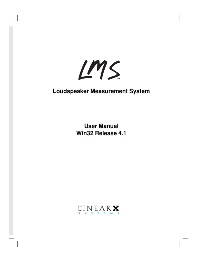 Linearx LMS 4 Manual | PDF | Electrical Connector | License