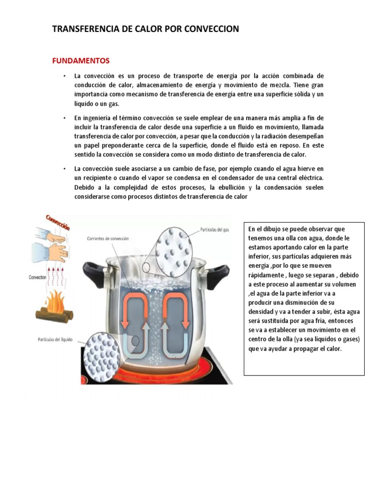 Transferencia de Calor Por Conveccion | PDF | Convección | Flujo laminar