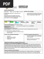 Caltpa Cycle 1 Lesson Plan | PDF | Shape | Lesson Plan