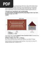 Perhitungan Rangka Atap Struktur Baja | PDF