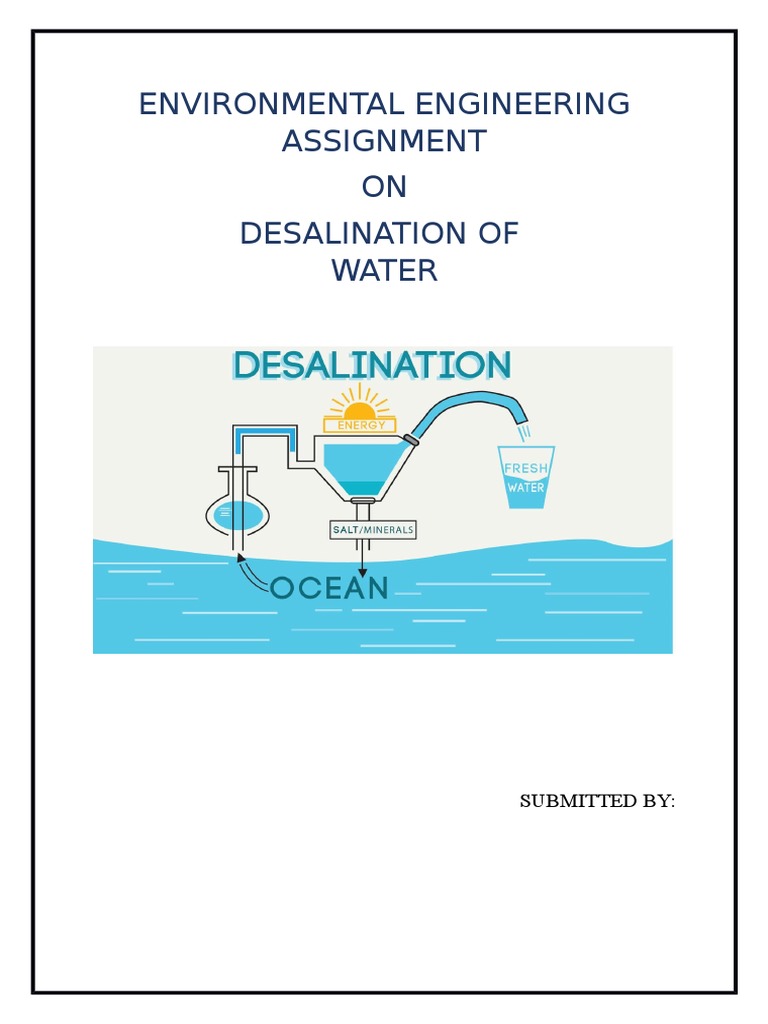 Environmental Engineering Assignment ON Desalination of Water ...