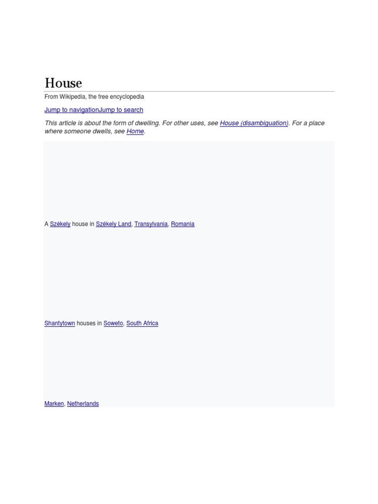 House: Jump To Navigationjump To Search | PDF | Architectural Design ...