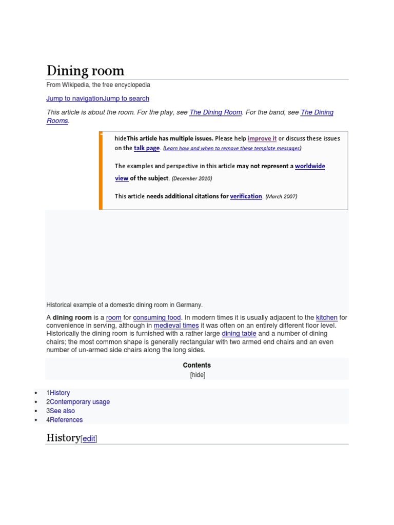 Dineing Rom | PDF | Dining Room | Domestic Life