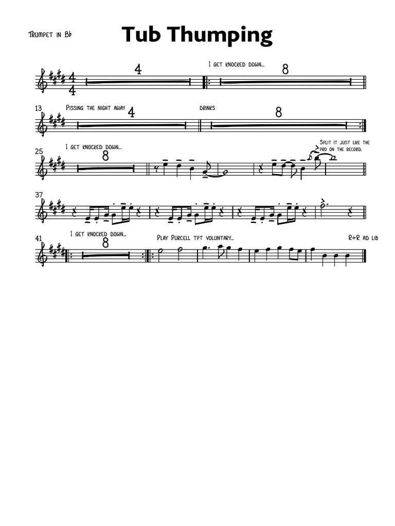 TubThumping - Trumpet in Bb.pdf