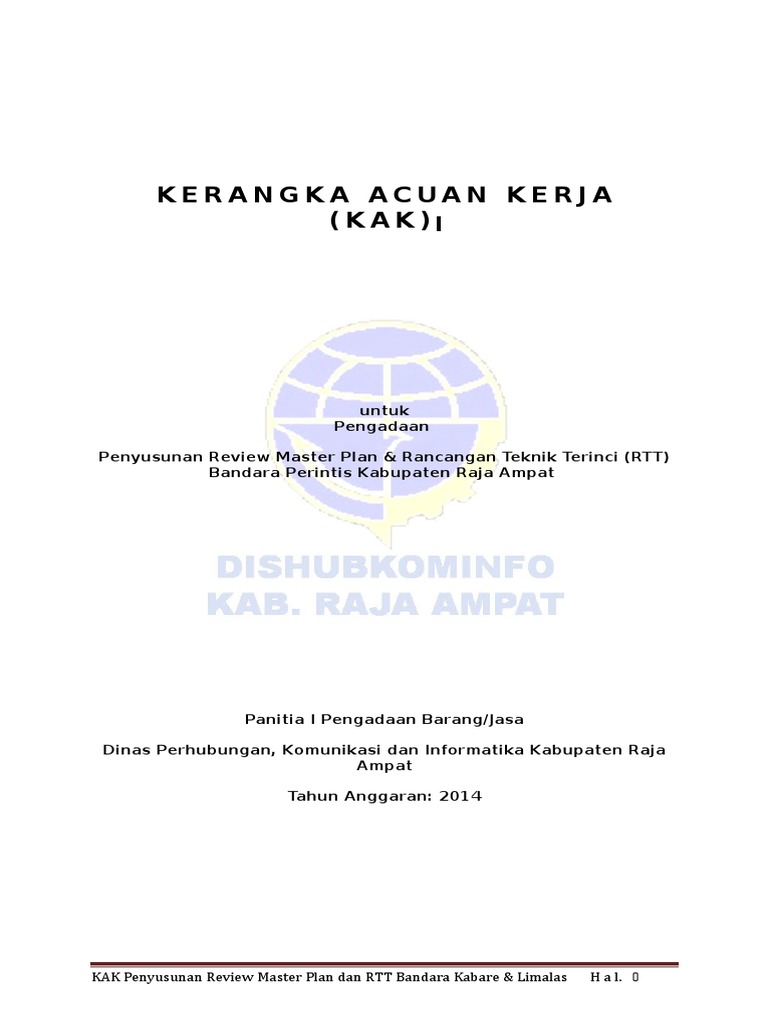 Kak Master Plan & RTT Kabare & Limalas | PDF | Bisnis | Sains & Matematika