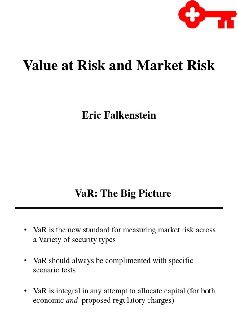 VaR Market Risk Metric | PDF | Value At Risk | Bond Duration