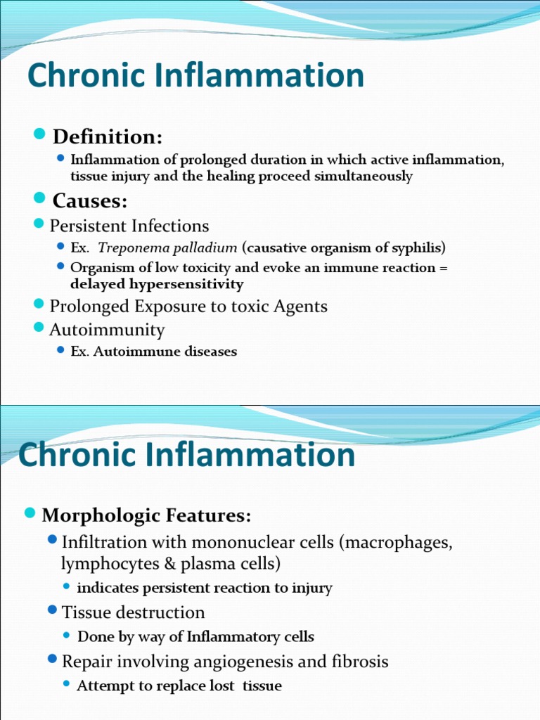 Understanding Chronic Inflammation: Causes, Mechanisms, Cellular ...