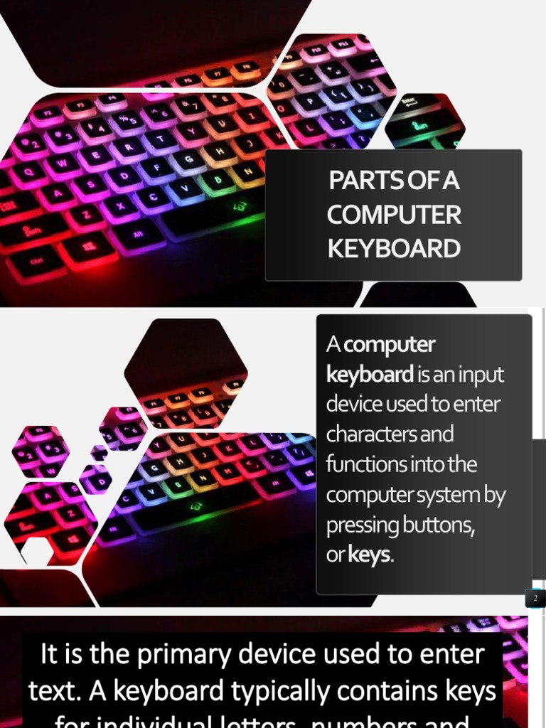 Parts of A Computer Keyboard | PDF