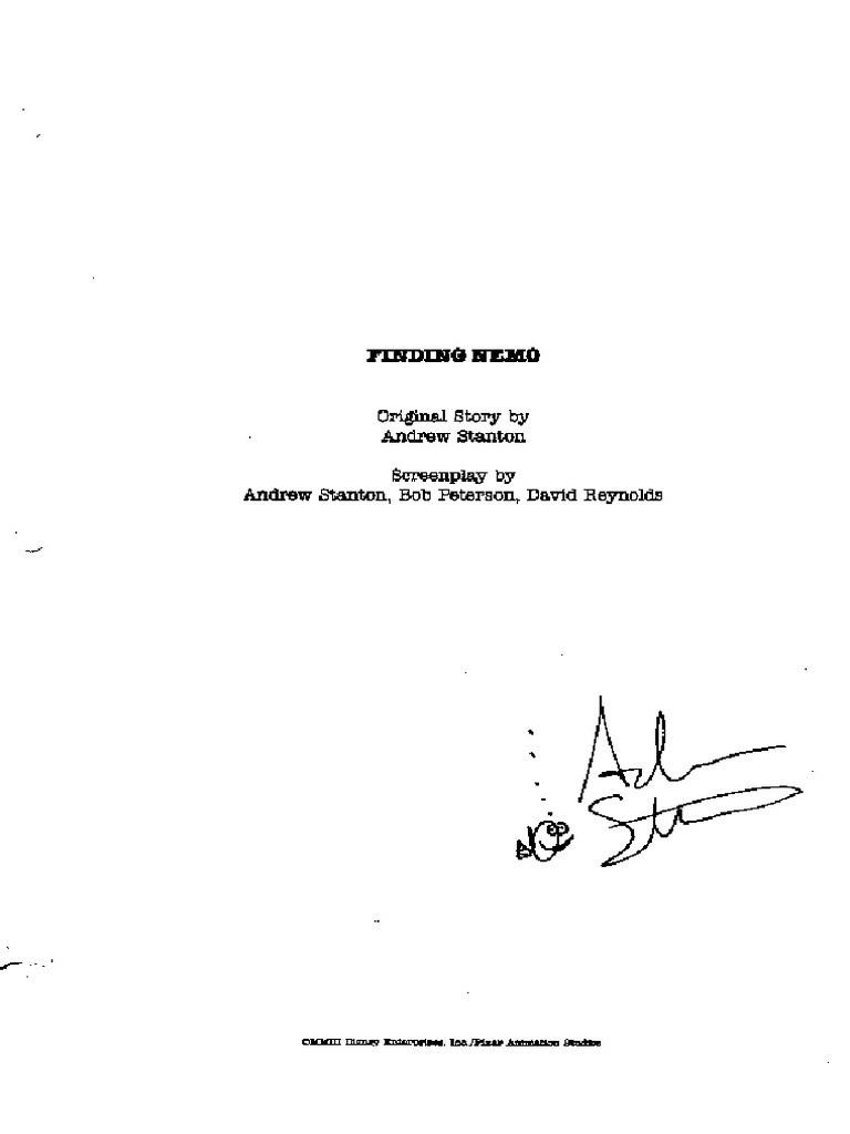 Finding Nemo PDF | PDF