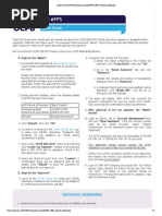 BIR eFPS Registration Guide | PDF | Business | Nature