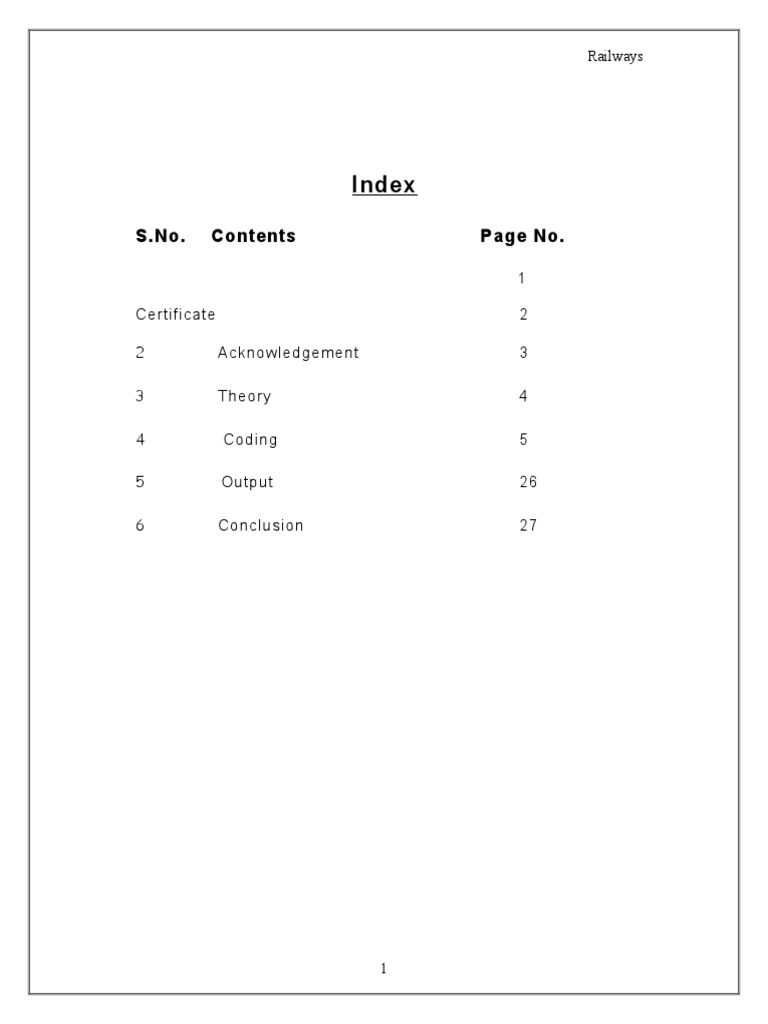 Railways Project Pdf String Computer Science Java Programming Language