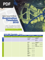 JC Written Exams Timetable 2025 | PDF | Qualifications