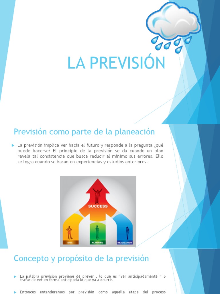 Concepto y Principios de Previsión | PDF | Planificación | Epistemología