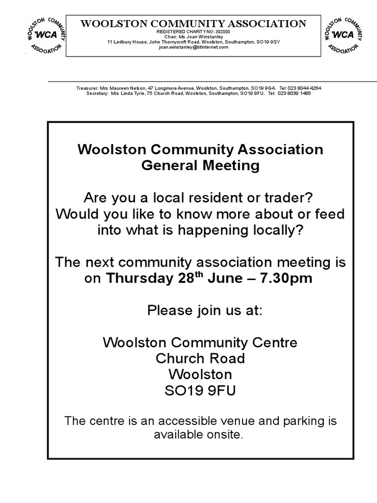 Wca Meeting Poster | PDF