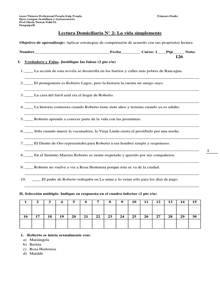 La Vida Simplemente | PDF