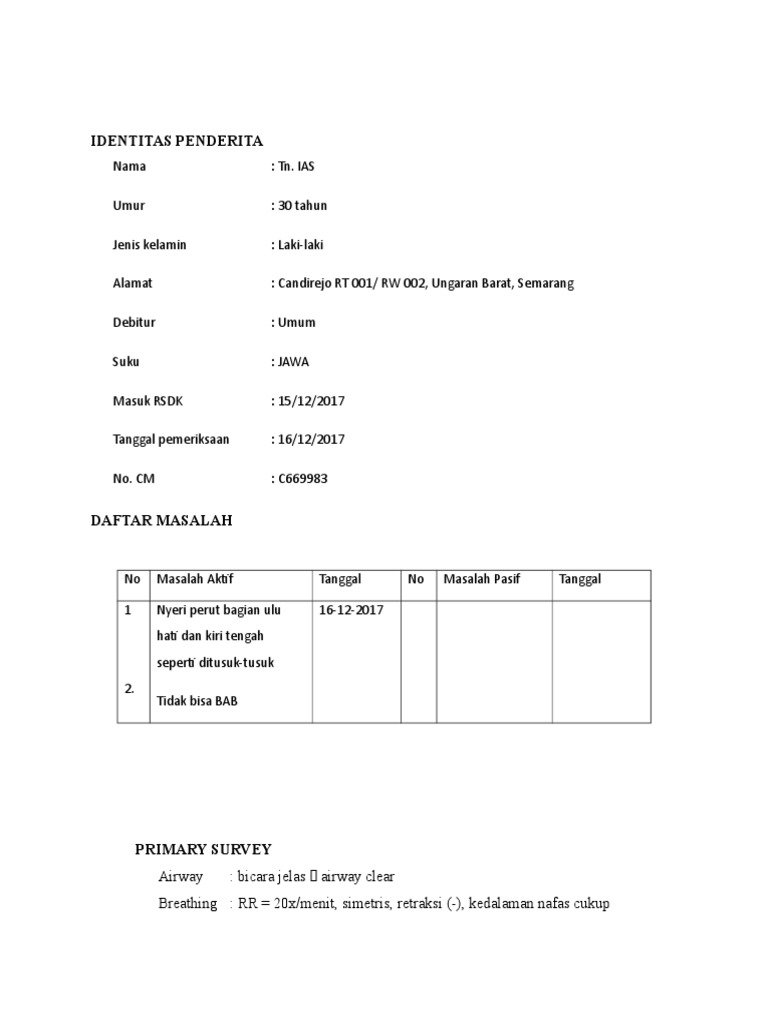 Kasus Bedah Digestif | PDF